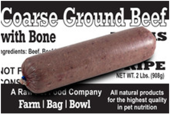 Course Ground Beef with bone (NO ORGAN) from Texas Tripe ...
