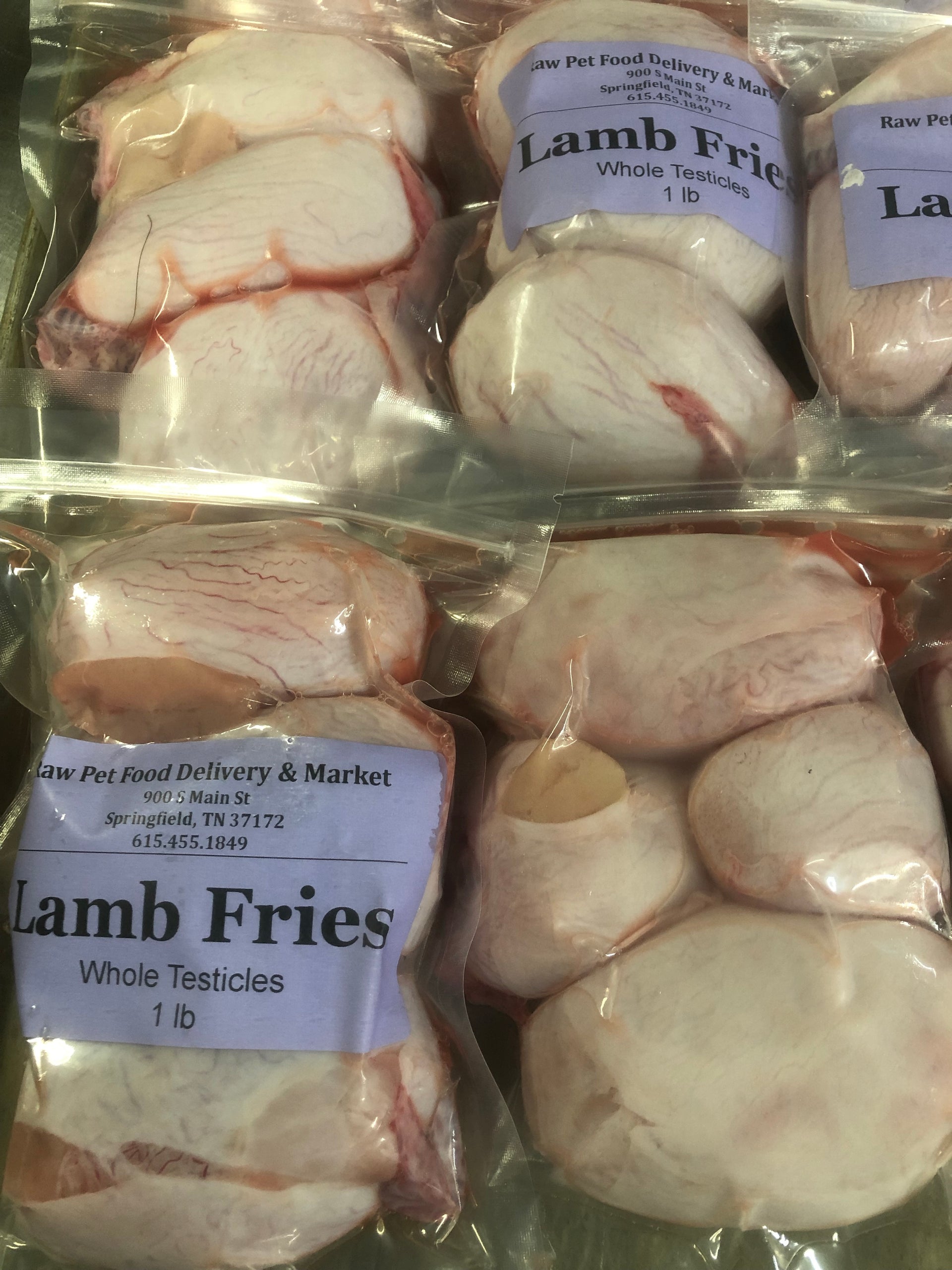 Lamb Fries Testicles Raw