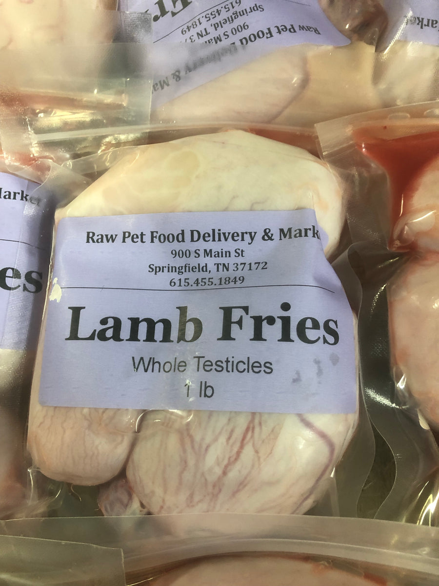 Lamb Fries Testicles Raw – rawpetfooddeliverymarket
